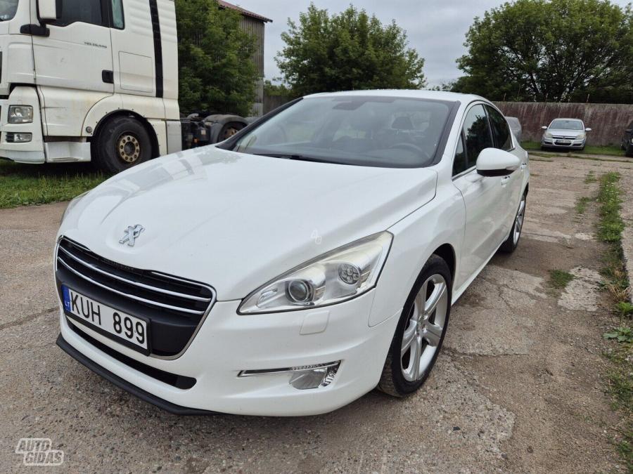 White Peugeot 508 2011 in Vilnius, with an engine capacity of 2.20 L and mileage of 305 thousand km for 3850 €, photo 1 on AUTOMOTO.COM.LV