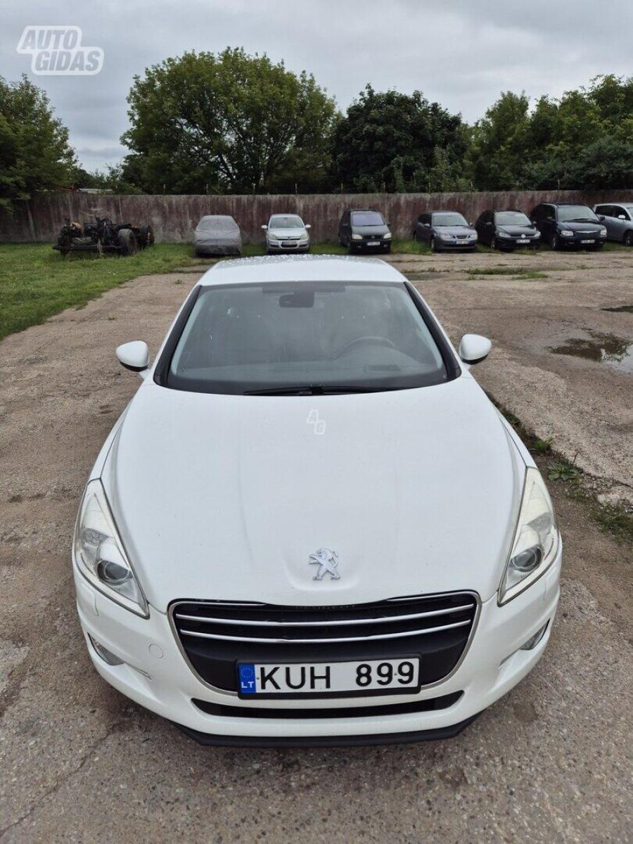 White Peugeot 508 2011 in Vilnius, with an engine capacity of 2.20 L and mileage of 305 thousand km for 3850 €, photo 5 on AUTOMOTO.COM.LV