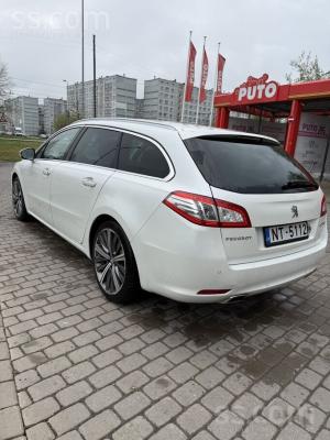 White Peugeot 508 2011 in Riga, with an engine capacity of 2.20 L and mileage of 229 thousand km for 5900 €, photo 6 on AUTOMOTO.COM.LV