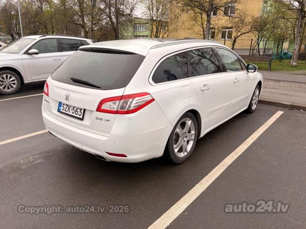 White Peugeot 508 2011 in Tallinn, with an engine capacity of 2.20 L and mileage of 192 thousand km for 4500 €, photo 5 on AUTOMOTO.COM.LV