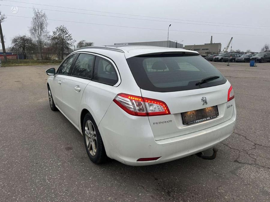 White Peugeot 508 2012 in Marijampole, with an engine capacity of 1.60 L and mileage of 133 thousand km for 2450 €, photo 6 on AUTOMOTO.COM.LV