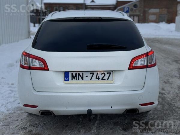 White Peugeot 508 2012 in Rezekne, with an engine capacity of 2.20 L and mileage of 352 thousand km for 3800 €, photo 7 on AUTOMOTO.COM.LV