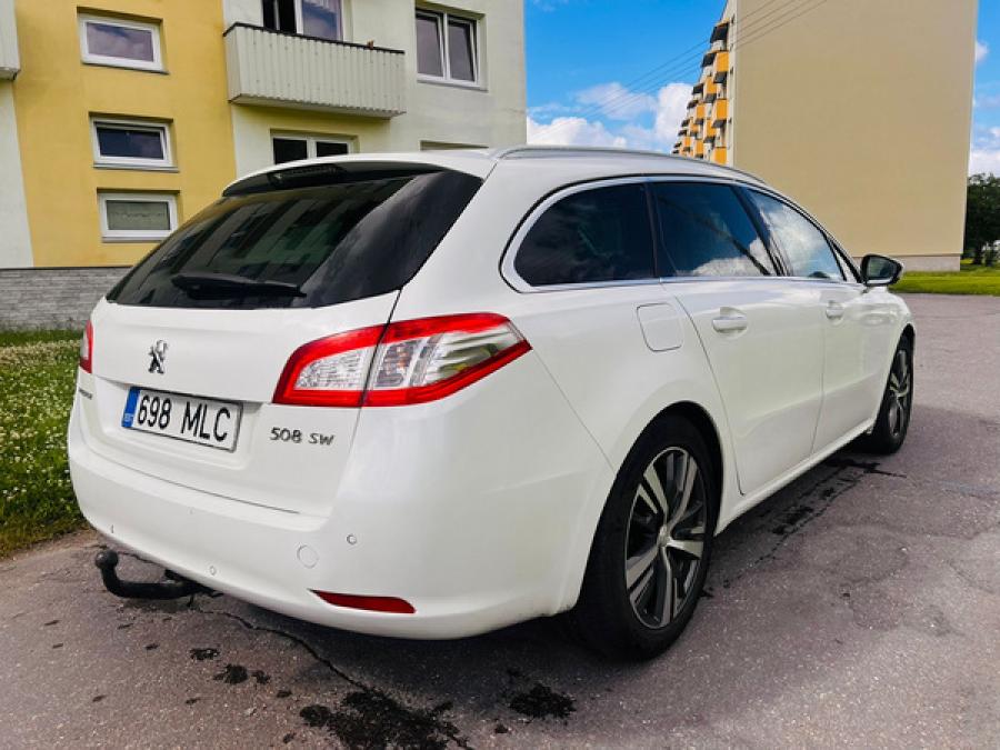 Balts Peugeot 508 2012 Tallina, ar dzinēja tilpumu 0.00 L un nobraukumu 274 tūkst. km par 4390 €, foto 5 vietnē AUTOMOTO.COM.LV