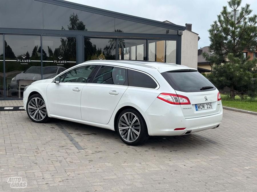 Balts Peugeot 508 2013 Kauņa, ar dzinēja tilpumu 2.20 L un nobraukumu 330 tūkst. km par 4999 €, foto 8 vietnē AUTOMOTO.COM.LV