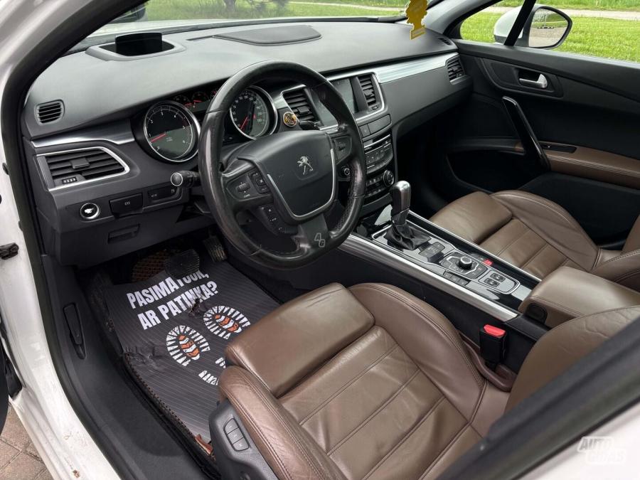 Balts Peugeot 508 2013 Kauņa, ar dzinēja tilpumu 2.20 L un nobraukumu 330 tūkst. km par 4999 €, foto 10 vietnē AUTOMOTO.COM.LV