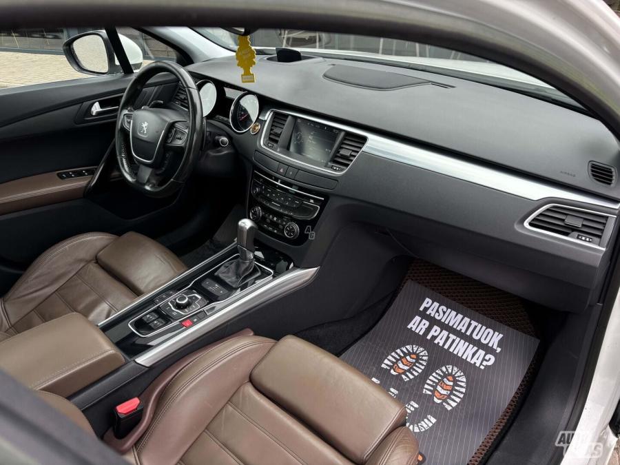 Balts Peugeot 508 2013 Kauņa, ar dzinēja tilpumu 2.20 L un nobraukumu 330 tūkst. km par 4999 €, foto 11 vietnē AUTOMOTO.COM.LV