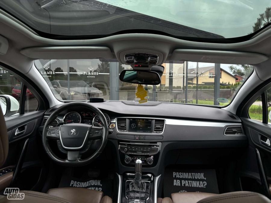Balts Peugeot 508 2013 Kauņa, ar dzinēja tilpumu 2.20 L un nobraukumu 330 tūkst. km par 4999 €, foto 15 vietnē AUTOMOTO.COM.LV