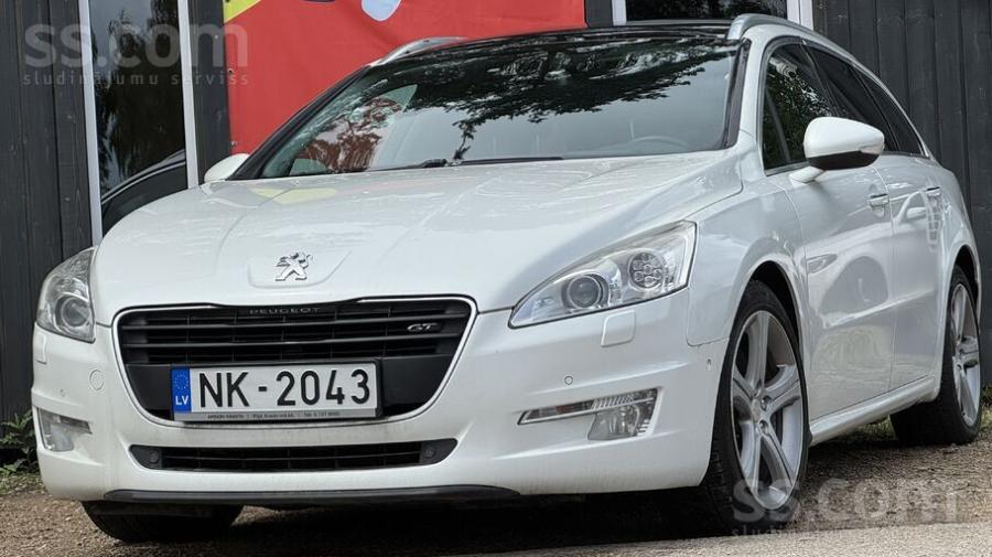 White Peugeot 508 2013 in Riga, with an engine capacity of 2.20 L and mileage of 190 thousand km for 2900 €, photo 1 on AUTOMOTO.COM.LV