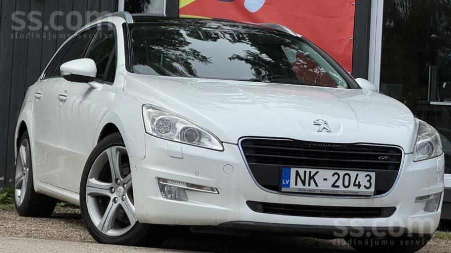 White Peugeot 508 2013 in Riga, with an engine capacity of 2.20 L and mileage of 190 thousand km for 2900 €, photo 3 on AUTOMOTO.COM.LV