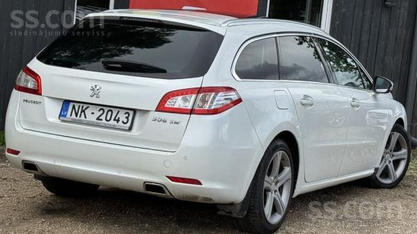 White Peugeot 508 2013 in Riga, with an engine capacity of 2.20 L and mileage of 190 thousand km for 2900 €, photo 3 on AUTOMOTO.COM.LV