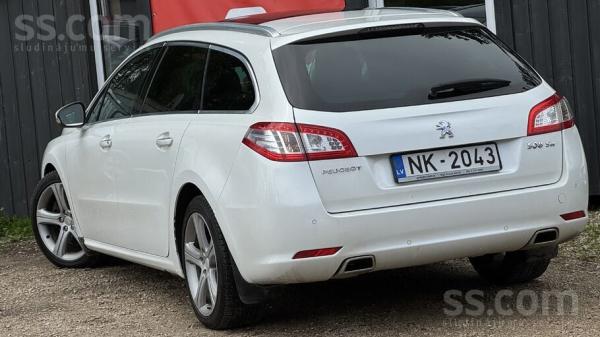 White Peugeot 508 2013 in Riga, with an engine capacity of 2.20 L and mileage of 190 thousand km for 2900 €, photo 4 on AUTOMOTO.COM.LV