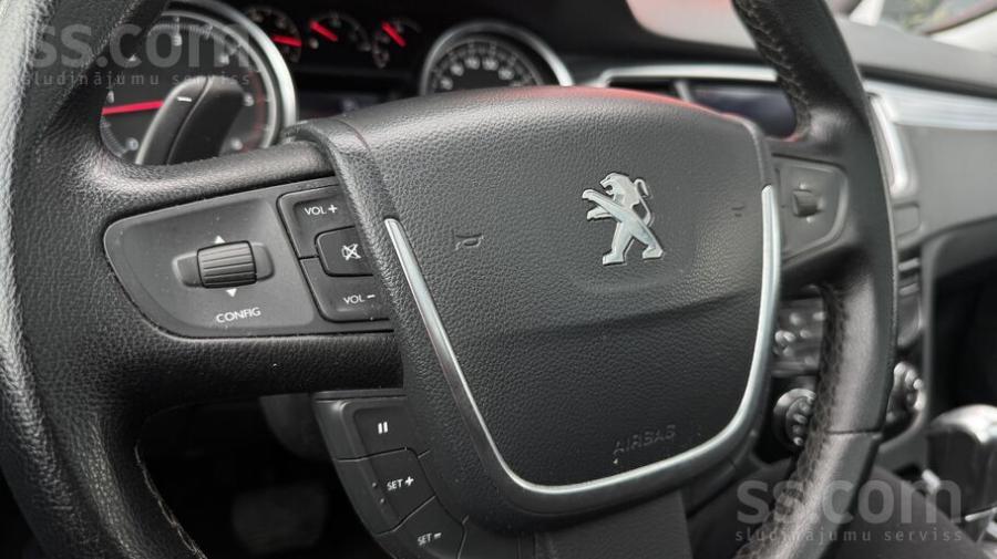 White Peugeot 508 2013 in Riga, with an engine capacity of 2.20 L and mileage of 190 thousand km for 2900 €, photo 18 on AUTOMOTO.COM.LV