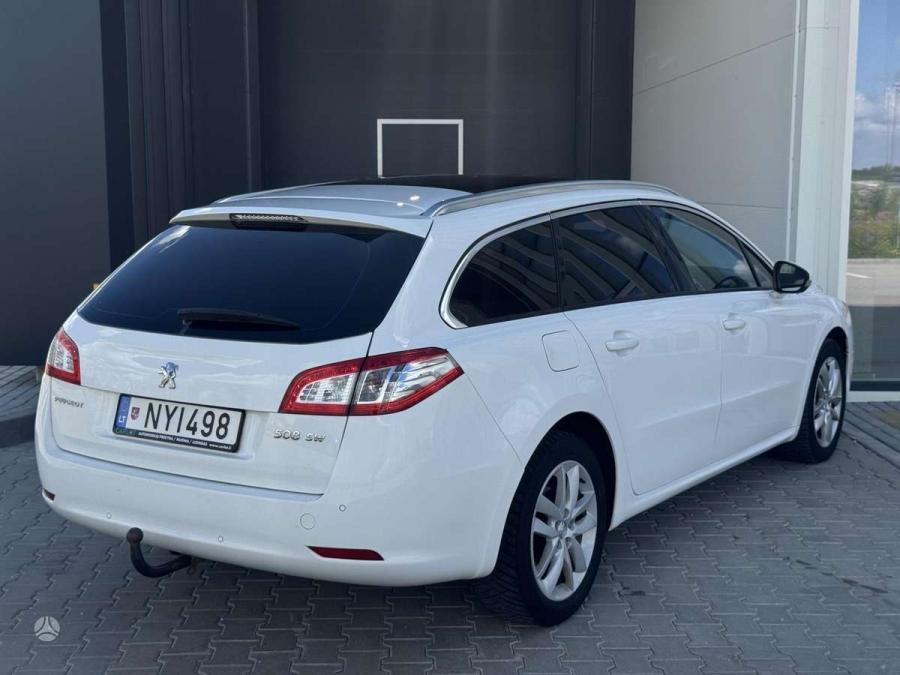 White Peugeot 508 2013 in Vilnius, with an engine capacity of 1.56 L and mileage of 273 thousand km for 4200 €, photo 5 on AUTOMOTO.COM.LV