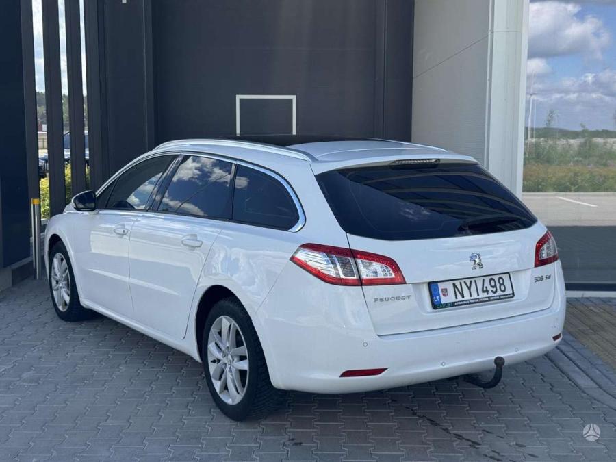 White Peugeot 508 2013 in Vilnius, with an engine capacity of 1.56 L and mileage of 273 thousand km for 4200 €, photo 14 on AUTOMOTO.COM.LV