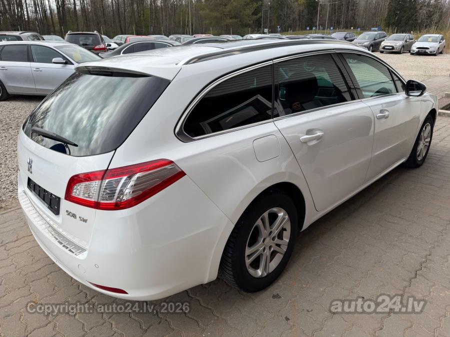 White Peugeot 508 2014 in Voru, with an engine capacity of 1.60 L and mileage of 190 thousand km for 5590 €, photo 5 on AUTOMOTO.COM.LV