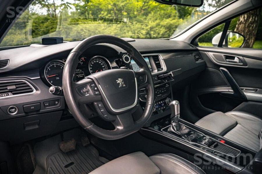 White Peugeot 508 2014 in Riga, with an engine capacity of 2.00 L and mileage of 0 thousand km for 5990 €, photo 19 on AUTOMOTO.COM.LV