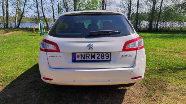 White Peugeot 508 2014 in Mazeikiai, with an engine capacity of 1.60 L and mileage of 211 thousand km for 3800 €, photo 4 on AUTOMOTO.COM.LV