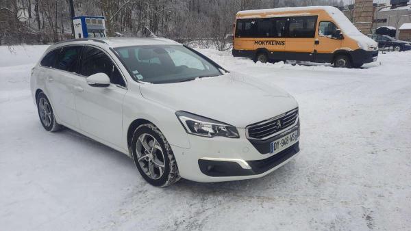 Balts Peugeot 508 2015 Birštonas, ar dzinēja tilpumu 1.60 L un nobraukumu 154 tūkst. km par 6300 €, foto 2 vietnē AUTOMOTO.COM.LV