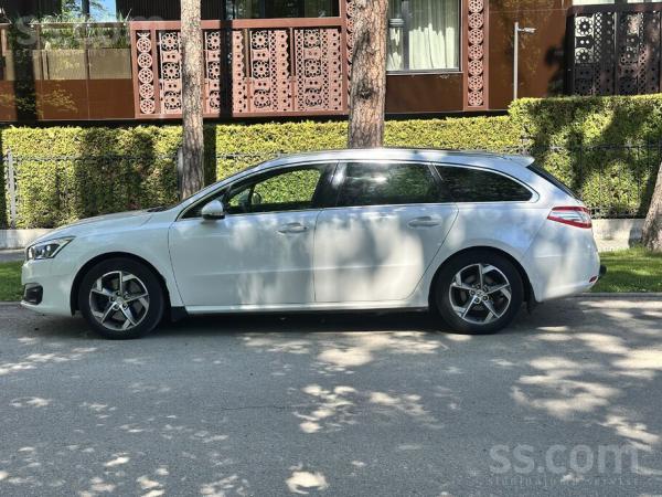 White Peugeot 508 2015 in Riga, with an engine capacity of 2.00 L and mileage of 303 thousand km for 6300 €, photo 7 on AUTOMOTO.COM.LV