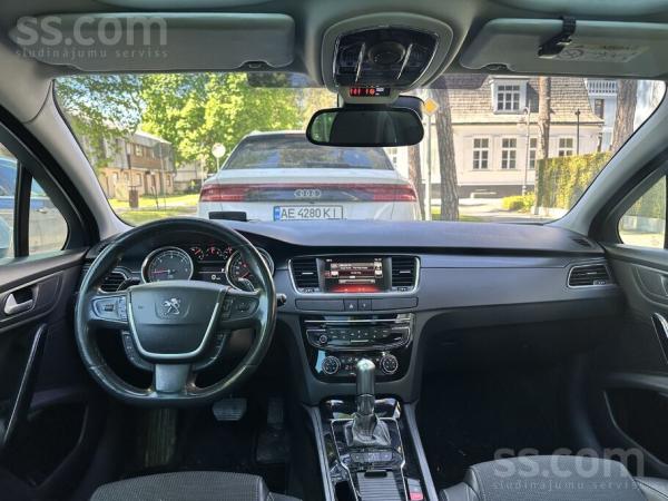 White Peugeot 508 2015 in Riga, with an engine capacity of 2.00 L and mileage of 303 thousand km for 6300 €, photo 10 on AUTOMOTO.COM.LV