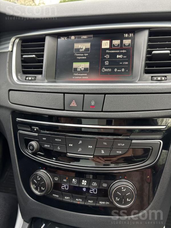 Balts Peugeot 508 2015 Jelgava, ar dzinēja tilpumu 2.00 L un nobraukumu 245 tūkst. km par 7500 €, foto 7 vietnē AUTOMOTO.COM.LV