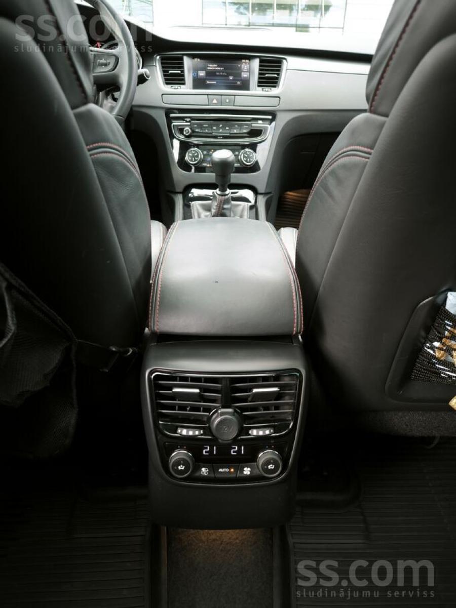 White Peugeot 508 2015 in Riga, with an engine capacity of 2.00 L and mileage of 320 thousand km for 5800 €, photo 9 on AUTOMOTO.COM.LV
