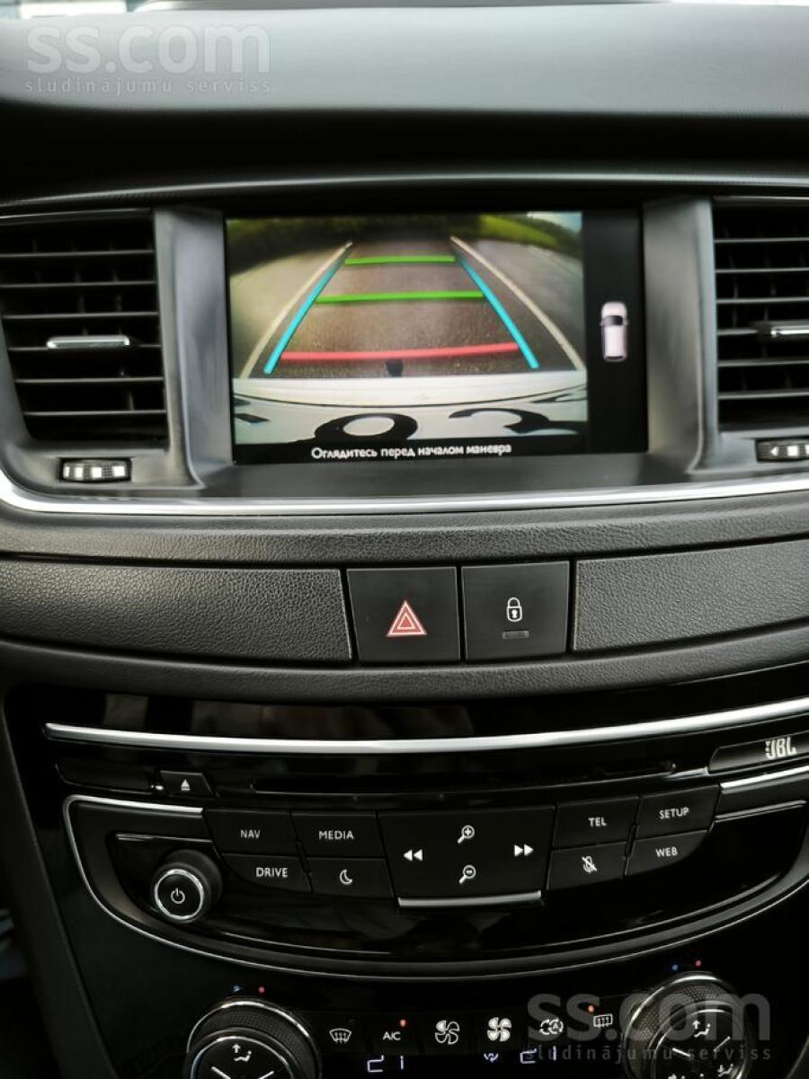 White Peugeot 508 2015 in Riga, with an engine capacity of 2.00 L and mileage of 320 thousand km for 5800 €, photo 17 on AUTOMOTO.COM.LV