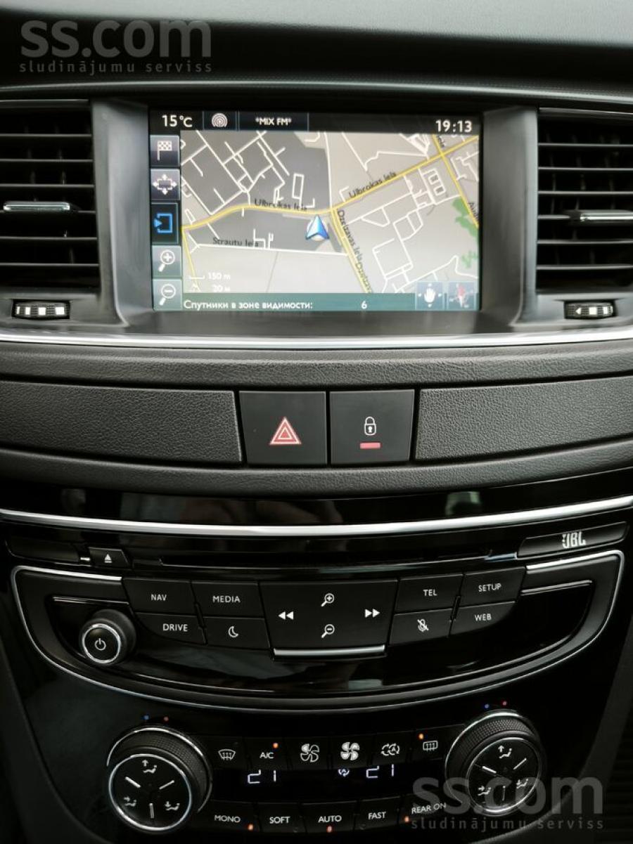 White Peugeot 508 2015 in Riga, with an engine capacity of 2.00 L and mileage of 320 thousand km for 5800 €, photo 20 on AUTOMOTO.COM.LV