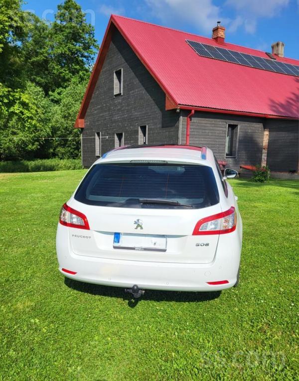 Balts Peugeot 508 2015 Madona, ar dzinēja tilpumu 1.60 L un nobraukumu 385 tūkst. km par 6950 €, foto 3 vietnē AUTOMOTO.COM.LV