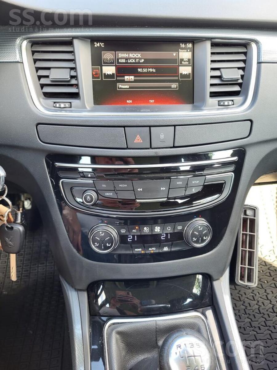 Balts Peugeot 508 2015 Madona, ar dzinēja tilpumu 1.60 L un nobraukumu 385 tūkst. km par 6950 €, foto 11 vietnē AUTOMOTO.COM.LV