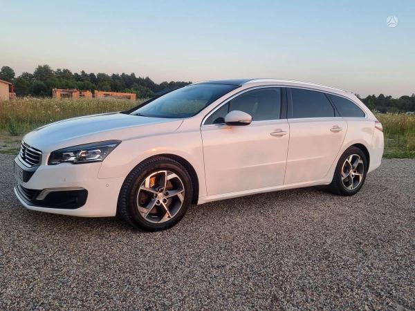 White Peugeot 508 2015 in Vilnius, with an engine capacity of 2.00 L and mileage of 250 thousand km for 5550 €, photo 7 on AUTOMOTO.COM.LV