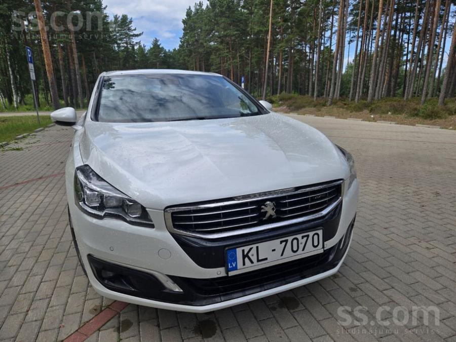 Белый Пежо 508 2015 в Талси, объемом двигателя 2.00 л и пробегом 377 тыс. км за 5900 €, фото 3 на AUTOMOTO.COM.LV