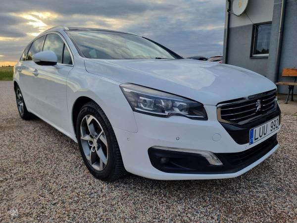 Balts Peugeot 508 2015 Viļņa, ar dzinēja tilpumu 2.00 L un nobraukumu 250 tūkst. km par 5550 €, foto 6 vietnē AUTOMOTO.COM.LV