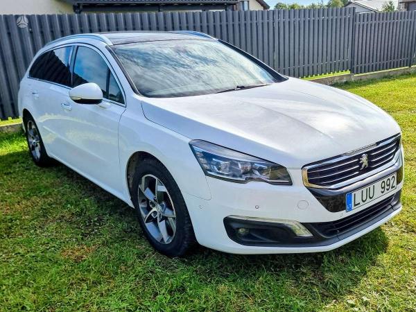 White Peugeot 508 2015 in Vilnius, with an engine capacity of 2.00 L and mileage of 250 thousand km for 5500 €, photo 1 on AUTOMOTO.COM.LV