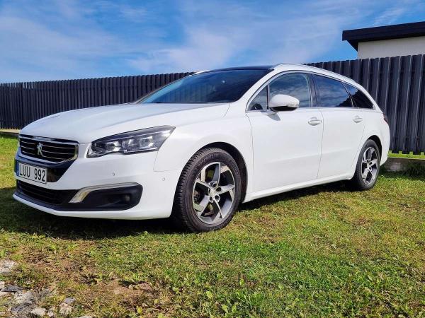 White Peugeot 508 2015 in Vilnius, with an engine capacity of 2.00 L and mileage of 250 thousand km for 5500 €, photo 3 on AUTOMOTO.COM.LV