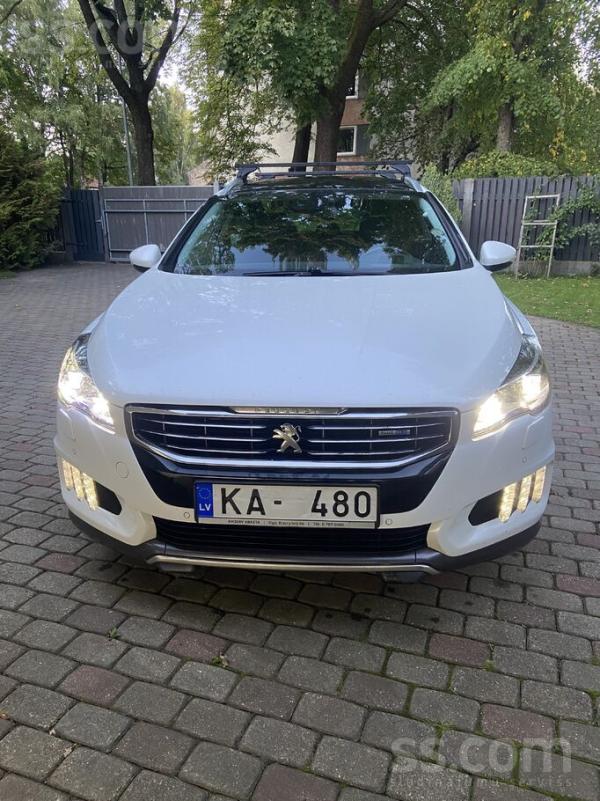 White Peugeot 508 2015 in Riga, with an engine capacity of 2.00 L and mileage of 265 thousand km for 6700 €, photo 1 on AUTOMOTO.COM.LV