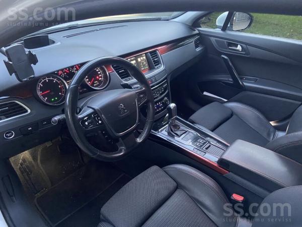 White Peugeot 508 2015 in Riga, with an engine capacity of 2.00 L and mileage of 265 thousand km for 6700 €, photo 3 on AUTOMOTO.COM.LV