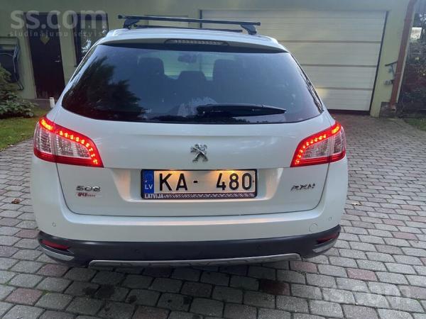 White Peugeot 508 2015 in Riga, with an engine capacity of 2.00 L and mileage of 265 thousand km for 6700 €, photo 7 on AUTOMOTO.COM.LV
