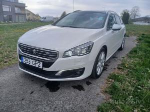 Balts Peugeot 508 2016 Tallina, ar dzinēja tilpumu 1.60 L un nobraukumu 322 tūkst. km par 6543 €, foto  vietnē AUTOMOTO.COM.LV