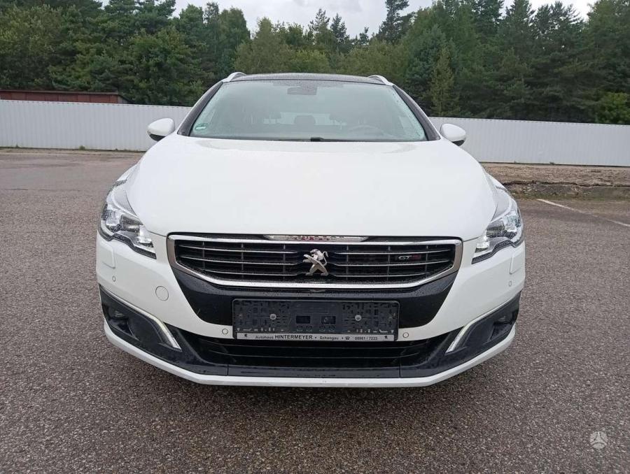 White Peugeot 508 2016 in Utena, with an engine capacity of 2.00 L and mileage of 195 thousand km for 6990 €, photo 12 on AUTOMOTO.COM.LV