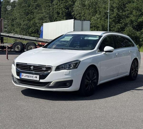 White Peugeot 508 2016 in Vilnius, with an engine capacity of 2.00 L and mileage of 223 thousand km for 5900 €, photo 1 on AUTOMOTO.COM.LV