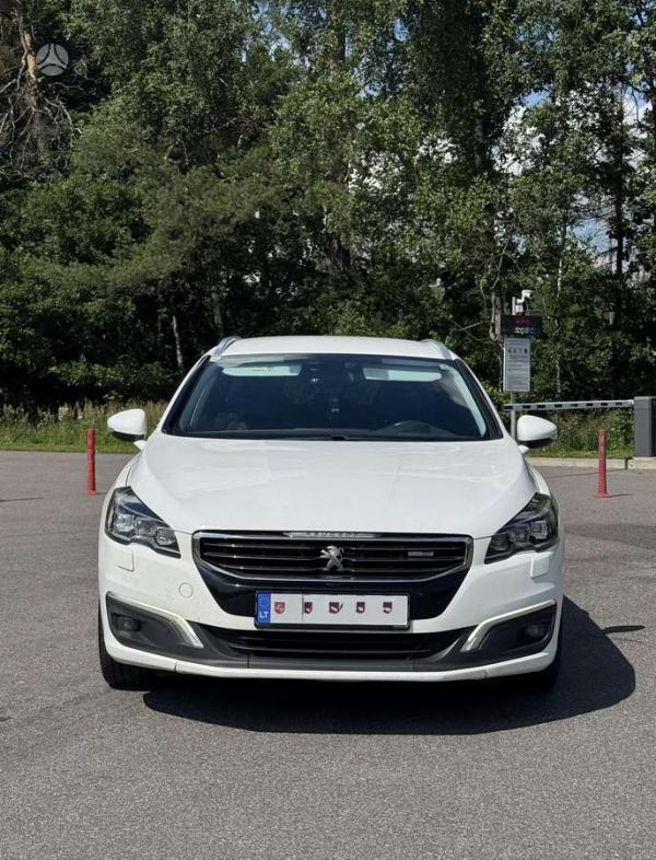 White Peugeot 508 2016 in Vilnius, with an engine capacity of 2.00 L and mileage of 223 thousand km for 5900 €, photo 2 on AUTOMOTO.COM.LV
