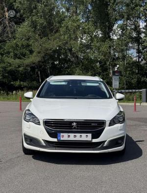 White Peugeot 508 2016 in Vilnius, with an engine capacity of 2.00 L and mileage of 223 thousand km for 5900 €, photo 3 on AUTOMOTO.COM.LV