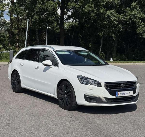 White Peugeot 508 2016 in Vilnius, with an engine capacity of 2.00 L and mileage of 223 thousand km for 5900 €, photo 3 on AUTOMOTO.COM.LV