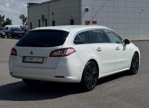 White Peugeot 508 2016 in Vilnius, with an engine capacity of 2.00 L and mileage of 223 thousand km for 5900 €, photo 6 on AUTOMOTO.COM.LV