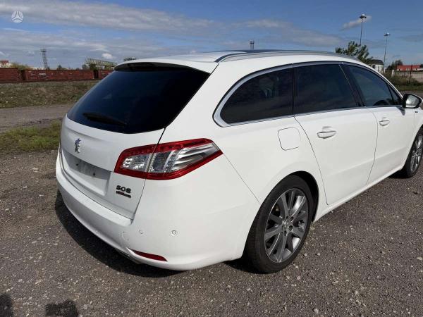 Peugeot 508 2016 in Marijampole on AUTOMOTO.COM.LV White Peugeot 508 2016 in Marijampole, with an engine capacity of 1.56 L and mileage of 290 thousand km for 6400 €, photo 7 on AUTOMOTO.COM.LV