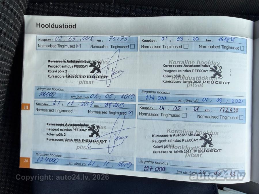 Balts Peugeot 508 2016 Tallina, ar dzinēja tilpumu 1.60 L un nobraukumu 286 tūkst. km par 4990 €, foto 14 vietnē AUTOMOTO.COM.LV