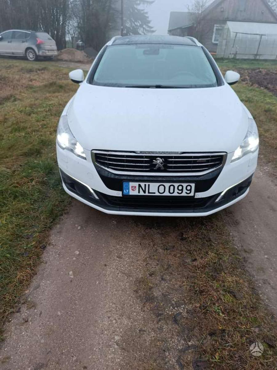 White Peugeot 508 2017 in Kelme, with an engine capacity of 1.56 L and mileage of 301 thousand km for 4700 €, photo 1 on AUTOMOTO.COM.LV