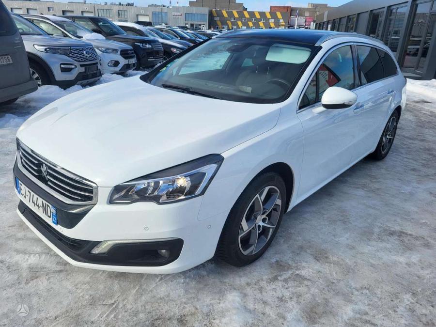 White Peugeot 508 2017 in Taurage, with an engine capacity of 2.00 L and mileage of 210 thousand km for 5700 €, photo 1 on AUTOMOTO.COM.LV