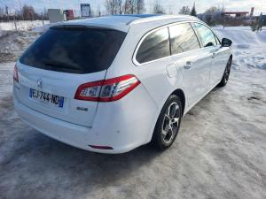 White Peugeot 508 2017 in Taurage, with an engine capacity of 2.00 L and mileage of 210 thousand km for 5700 €, photo 6 on AUTOMOTO.COM.LV